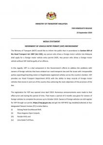 How to register, collect and use Malaysia Vehicle Entry Permit (VEP ...